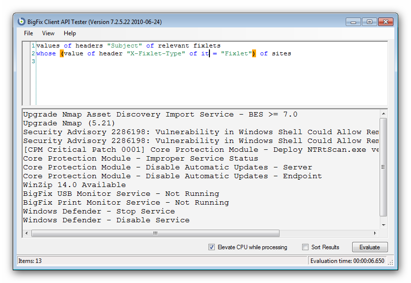 BES Client API Tester - Content Authoring - BigFix Forum